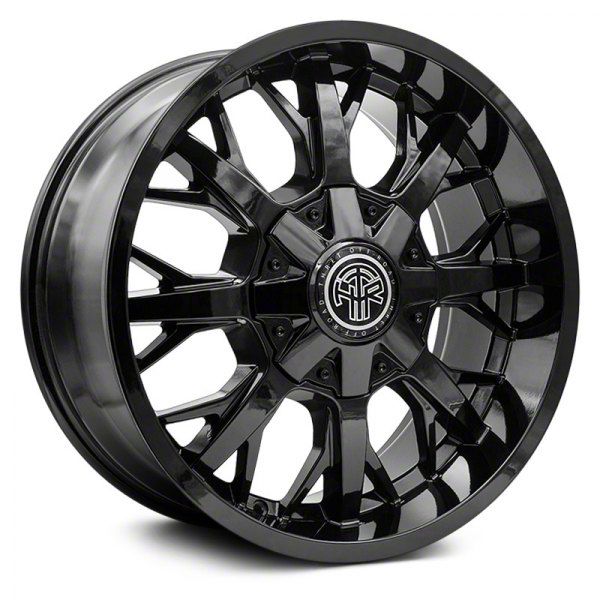 Thret Offroad Bronco Vulcan Gloss Black 6-Lug Wheel; 17x9; -12mm Offset ...