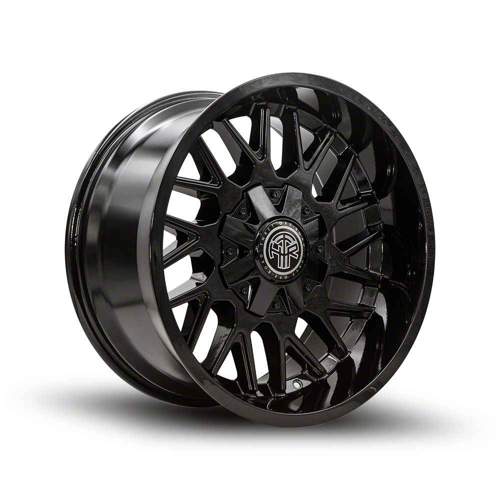 Thret Offroad Jeep Cherokee Revolver Gloss Black Wheel; 17x9; -12mm ...