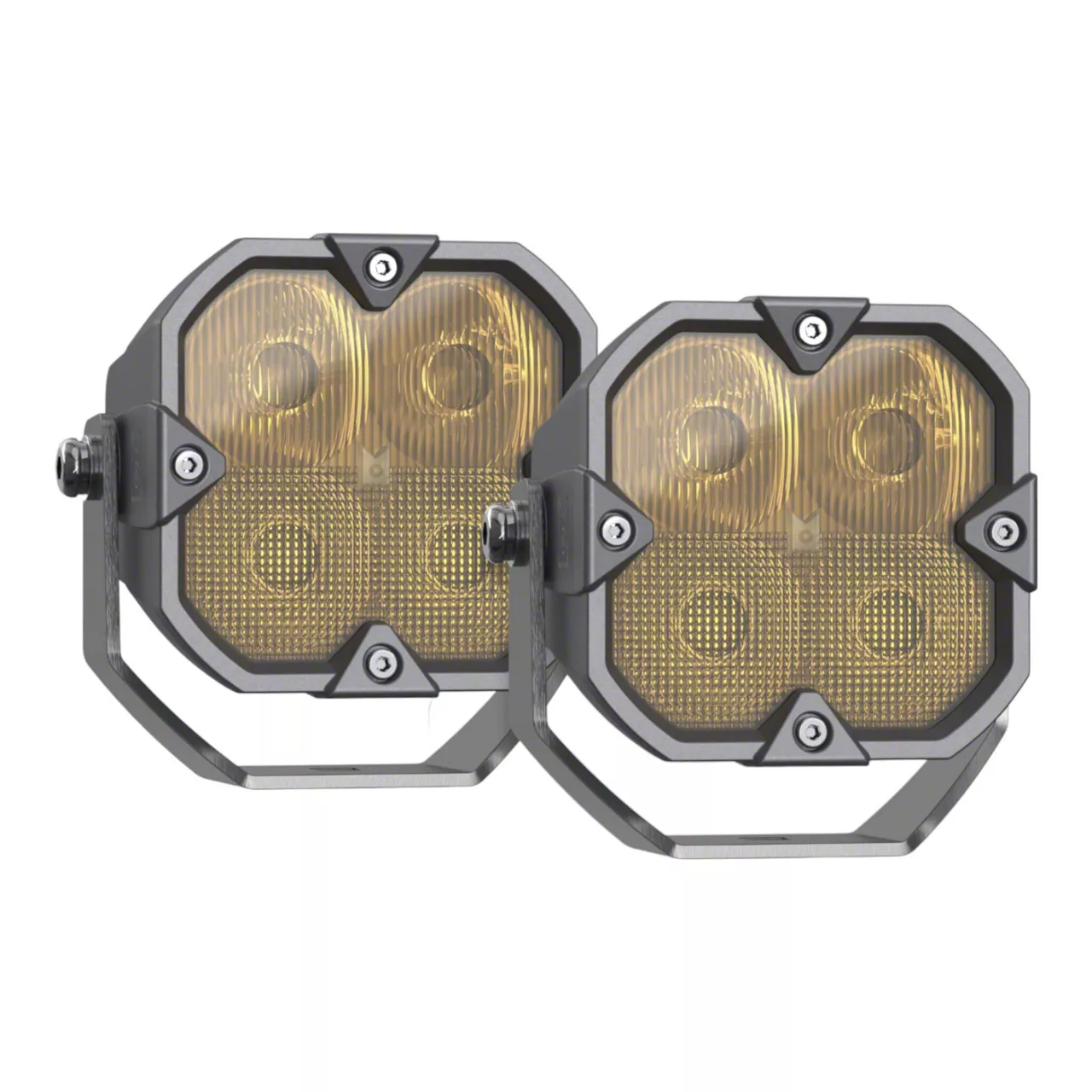 Tiny Monster Jeep Gladiator Concept Pro Series 3-Inch Cube LED Pod Lights; Driving Beam 4211D ...