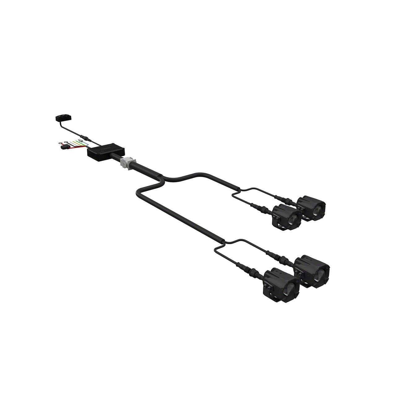 Tiny Monster Jeep Wrangler Concept Pro Mini Series 2-Inch Cube LED Pod ...