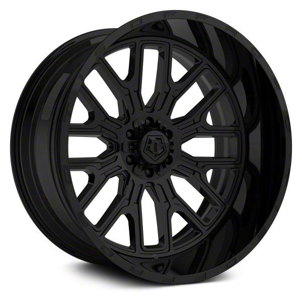 TIS Titan 560B Gloss Black 6-Lug Wheel; 22x12; -44mm Offset A261788 (04 ...