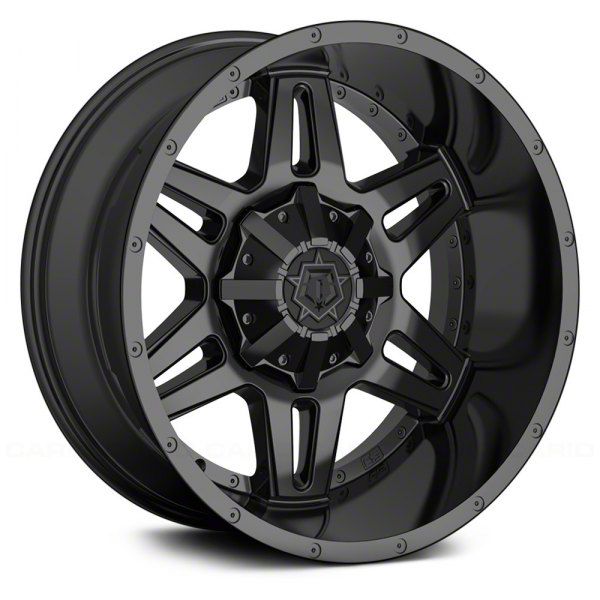 TIS Tacoma 538B Satin Black 6-Lug Wheel; 17x9; -12mm Offset A232650 (05 ...