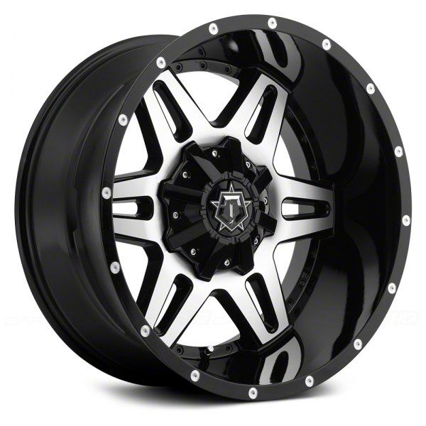TIS Tacoma 538MB Gloss Black Machined 6-Lug Wheel; 17x9; -12mm Offset ...