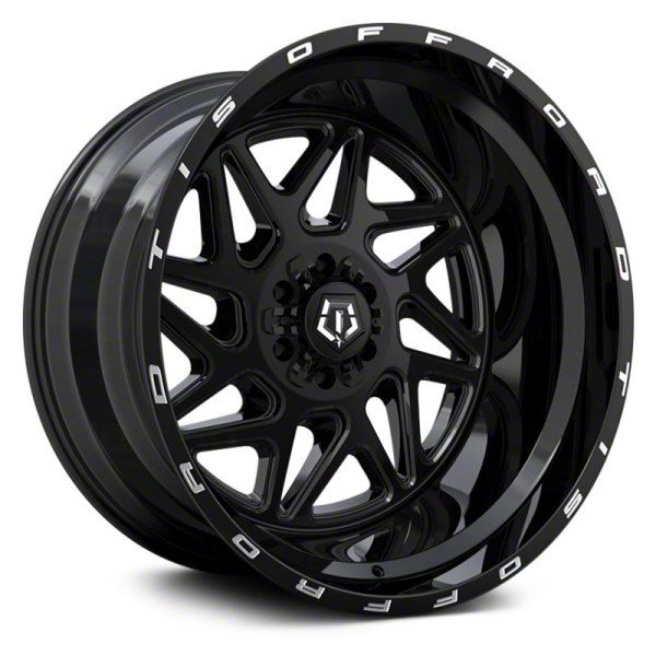 TIS Tacoma 552B Gloss Black 6-Lug Wheel; 17x9; -12mm Offset A258567 (05 ...