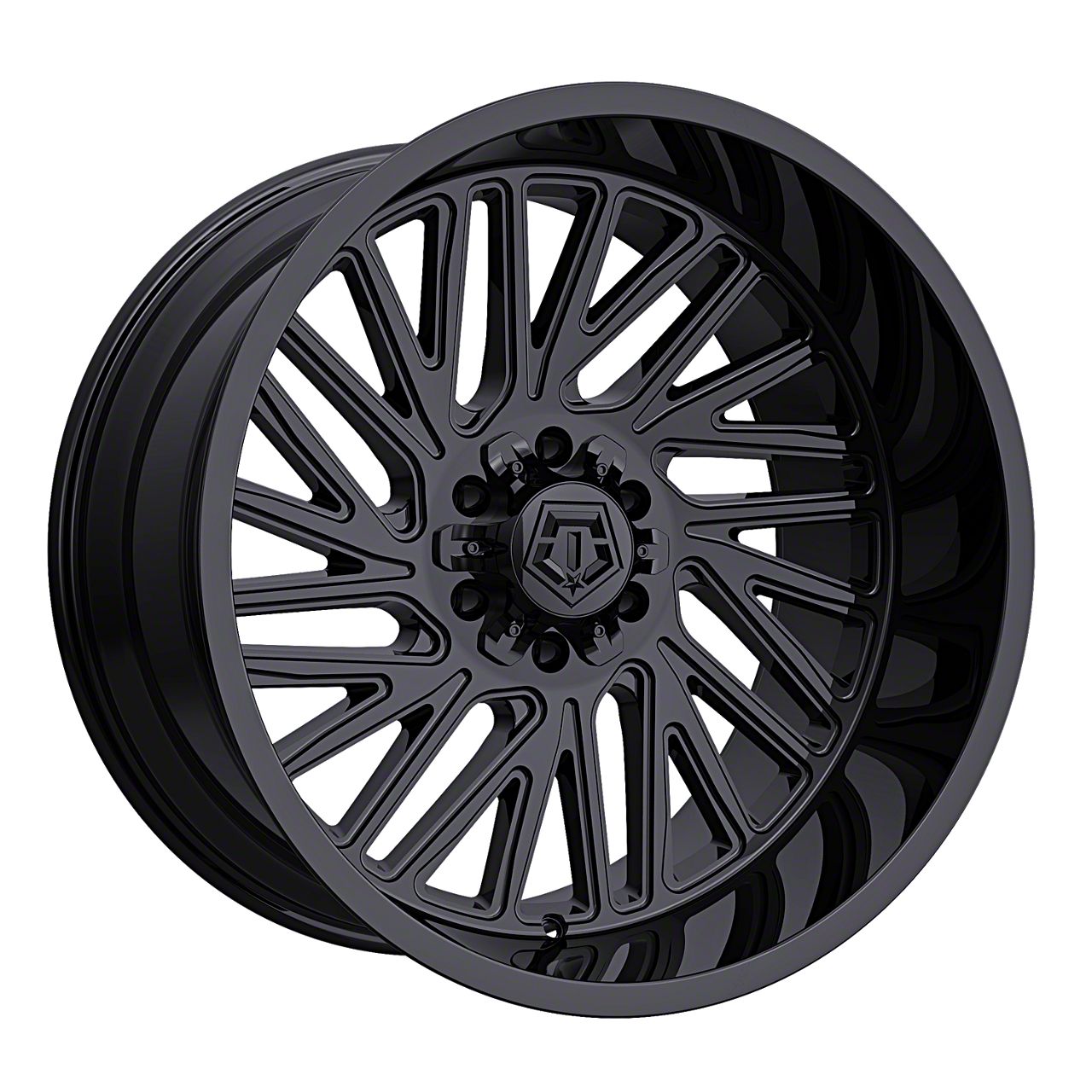 TIS Toyota 4-Runner 553 Gloss Black 6-Lug Wheel; 22x10; -12mm Offset ...