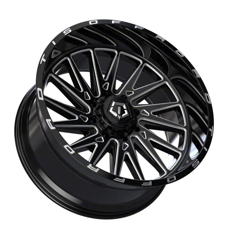 TIS Jeep Grand Cherokee 547 Gloss Black Milled Wheel; 20x9; 0mm Offset ...