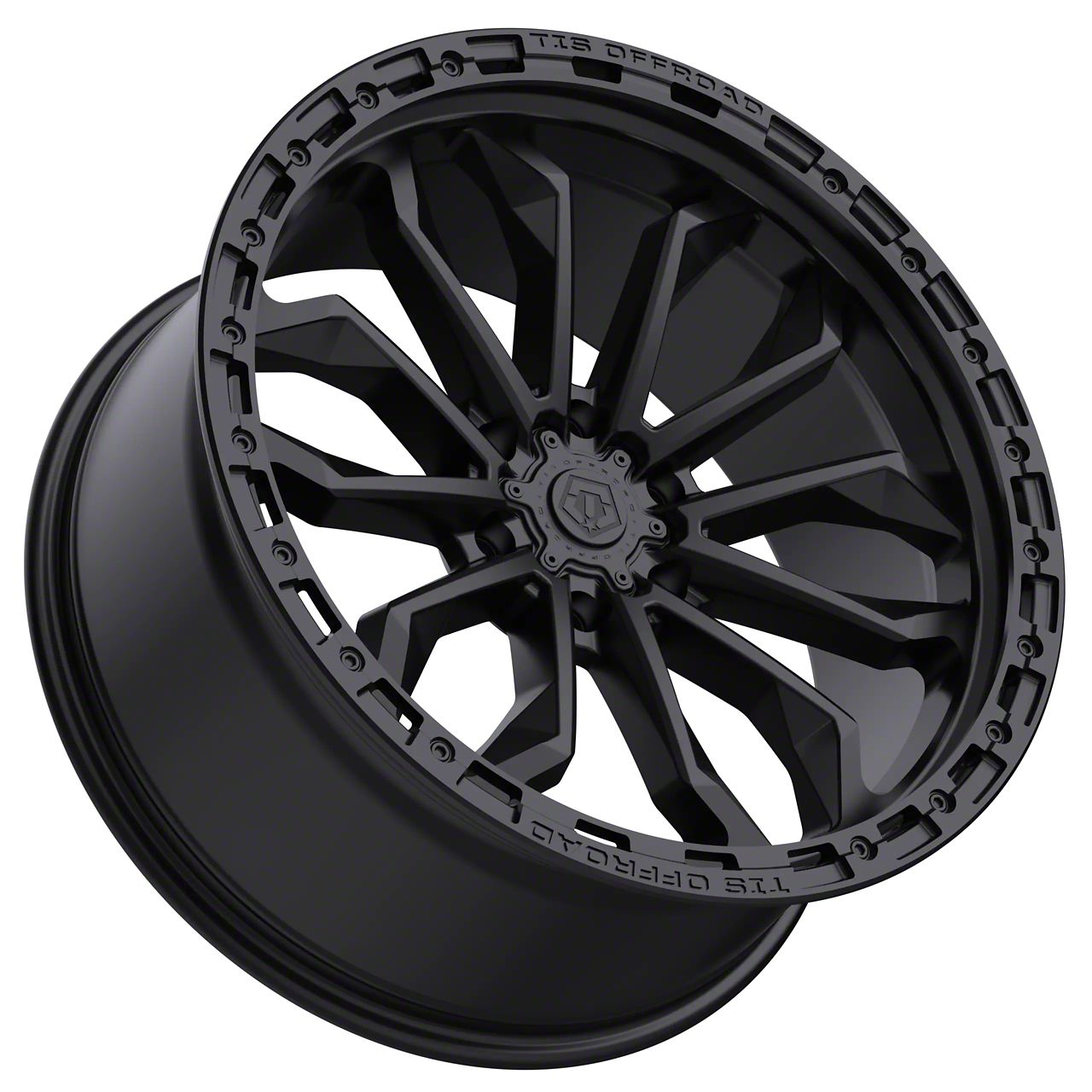 TIS Jeep Wrangler 556 Satin Black Wheel; 20x9; 0mm Offset A274332 (07 ...