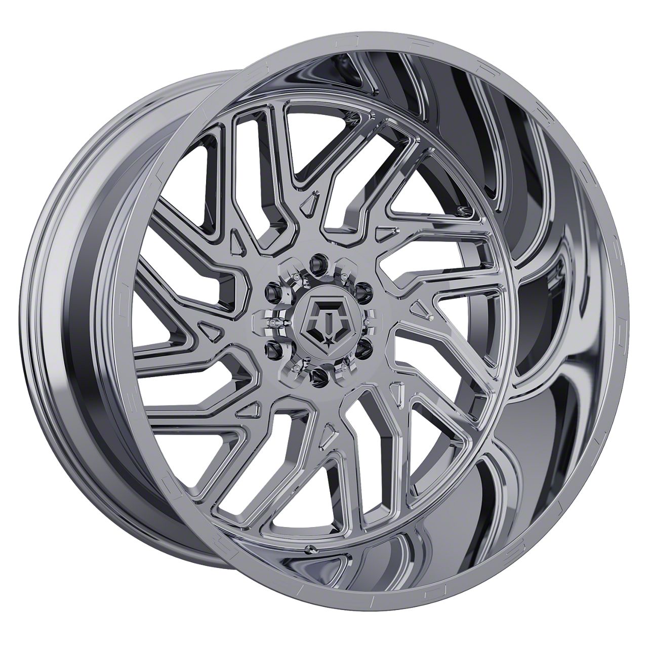 TIS Titan XD 544 Chrome 6-Lug Wheel; 24x12; -44mm Offset A273543 (16-24 ...