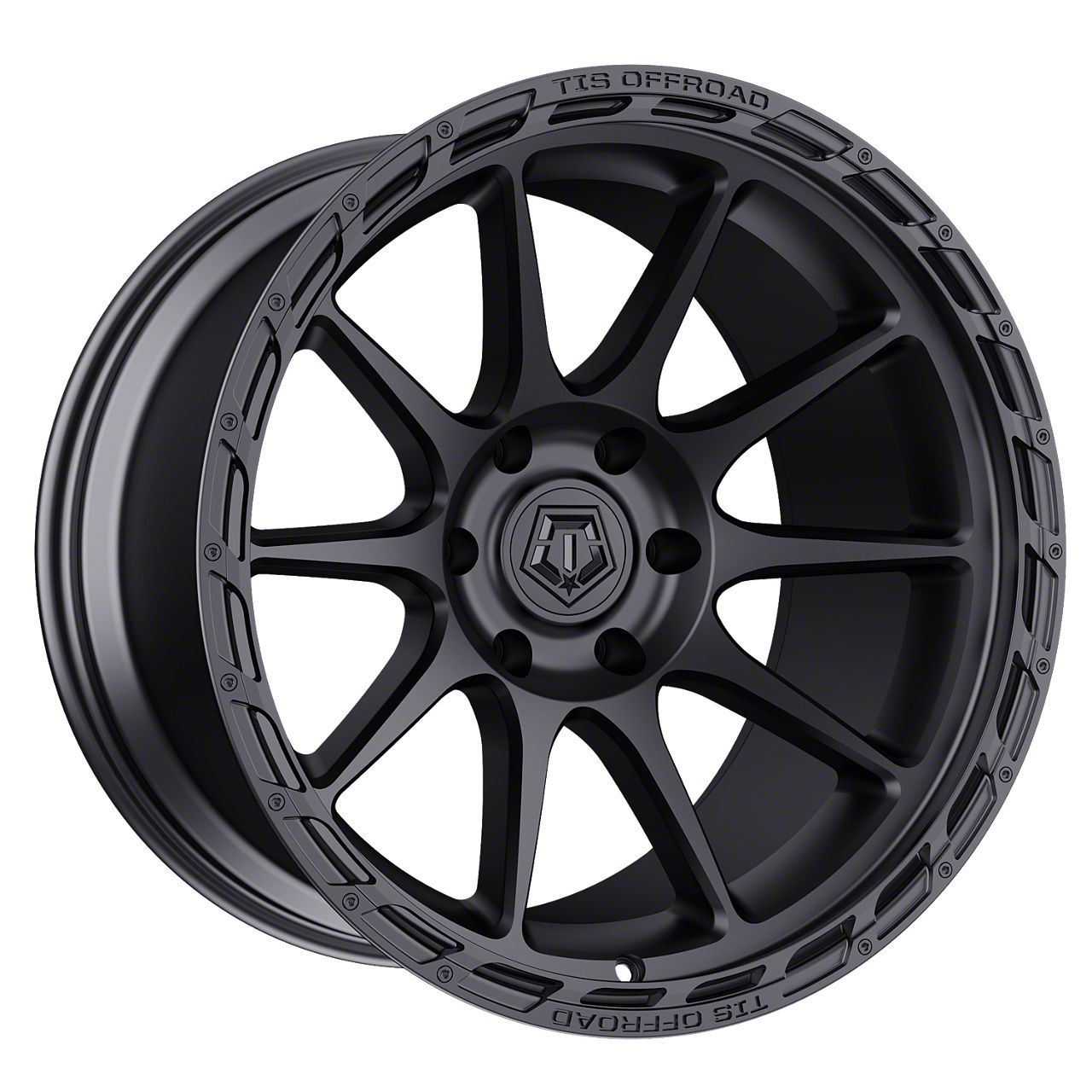 TIS Tundra 563 Satin Black 6-Lug Wheel; 20x9; 18mm Offset A273375 (22 ...