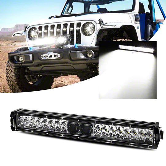 Titan 22-Inch 5D-Pro Series LED Light Bar; Spot Beam (Universal; Some ...