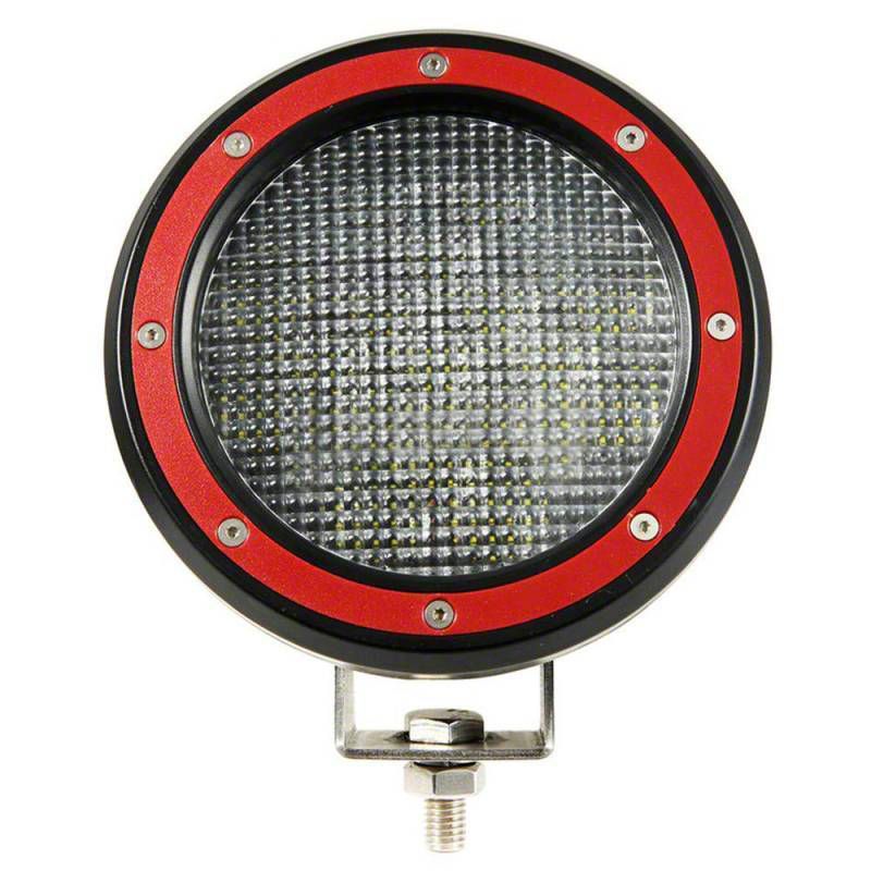 Titan 5.30-Inch Red Round LED Light Kit; Spot/Flood Combo Beam ...