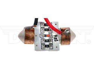 Titan 6-LED SMD LED Bulb; Red; 31mm; 3175 - Free Shipping