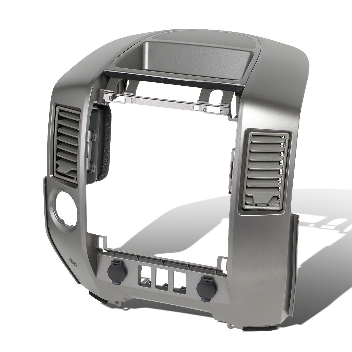 Titan A/C Center Console Bezel; Gray (04-06 Titan w/o Center Speaker ...