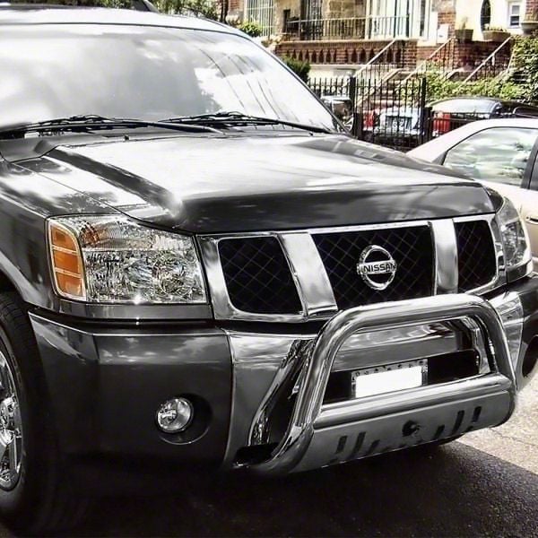 Titan Bull Bar with Stainless Steel Skid Plate; Stainless Steel (04-15 ...