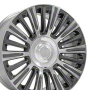 Titan CA92 Gunmetal with Polished Face 6-Lug Wheel; 22x9; 28mm Offset ...