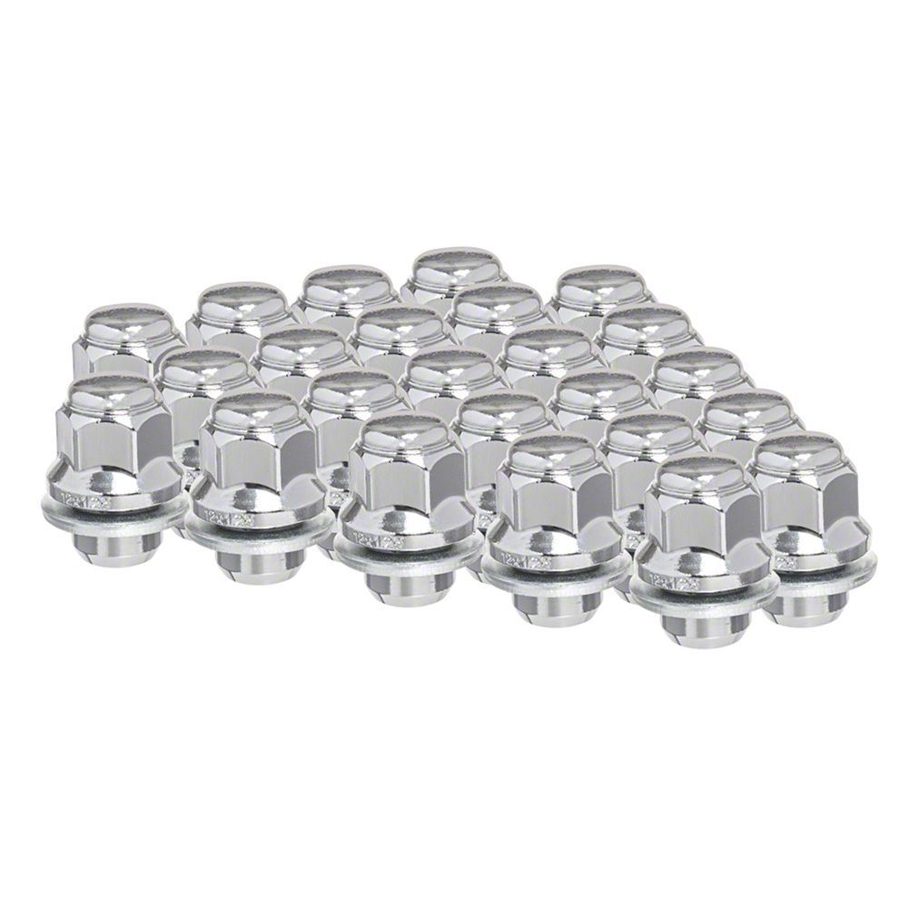 Titan Chrome OE Style Lug Nuts; M14x1.5; Set of 24 (17-24 Titan) - Free ...
