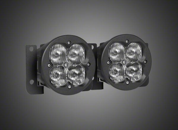 Titan Concept Series 3-Inch Round LED Fog Lights; Driving Beam (17-19 ...