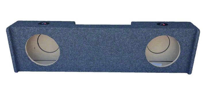 Titan Dual 10-Inch Down Firing Subwoofer Box; Carpeted (20-24 Titan ...