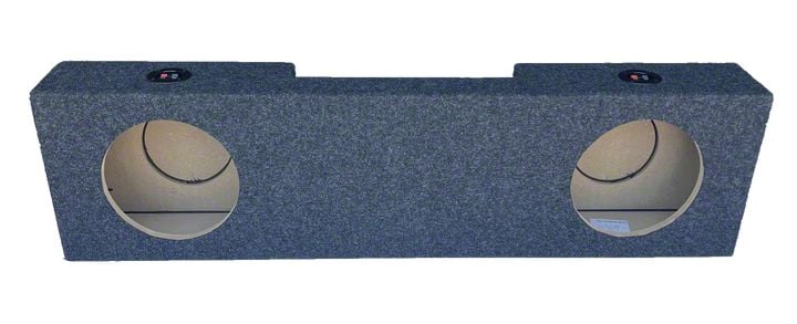 Titan Dual 10-Inch Up Firing Subwoofer Box; Carpeted (20-24 Titan ...