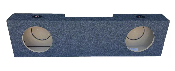 Titan Dual 12-Inch Up Firing Subwoofer Box; Carpeted (20-24 Titan ...