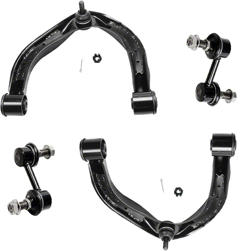 Titan Front Upper Control Arms with Sway Bar Links (04-15 Titan) - Free ...