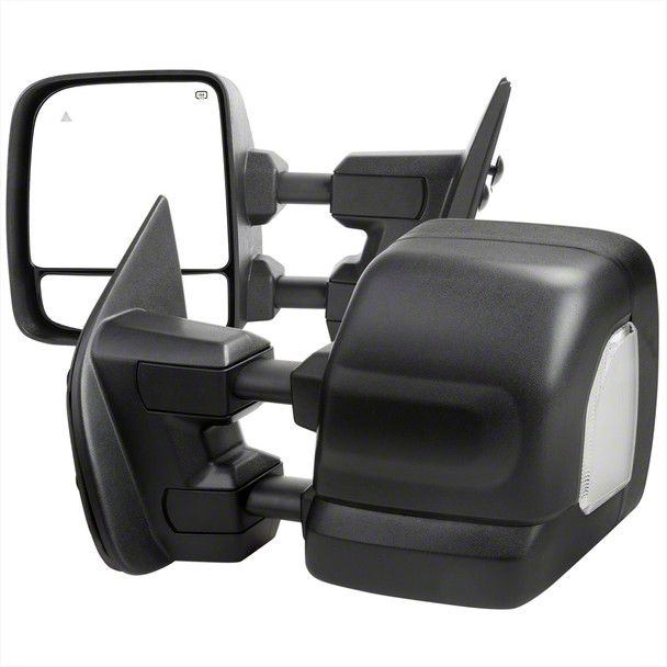 Titan Powered Heated BSM Manual Extendable Towing Mirrors with Clear ...