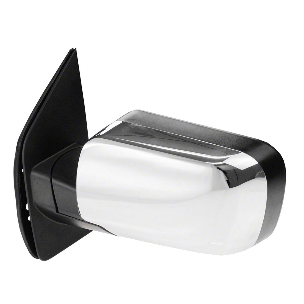 Titan Powered Heated Mirror with Turn Signal; Chrome; Driver Side (07 ...