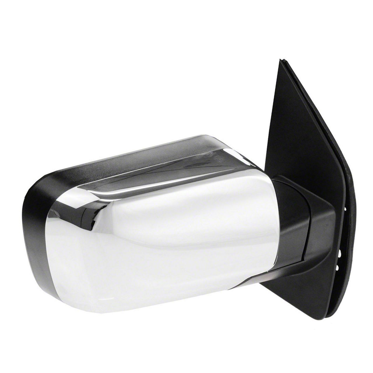 Titan Powered Heated Mirror with Turn Signal; Chrome; Passenger Side ...