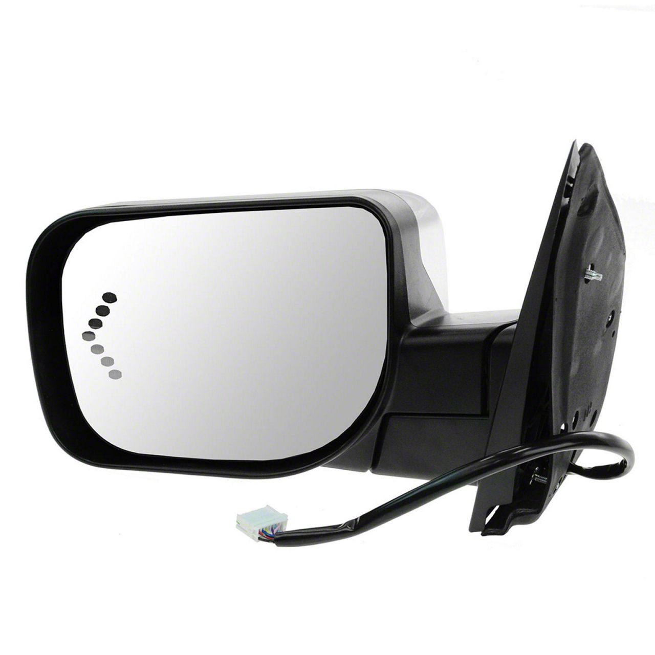 Titan Powered Heated Mirrors with 7-Dot Style Turn Signal; Chrome (2009 ...