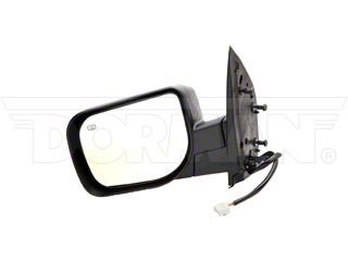 Titan Powered Heated Side Mirror; Driver Side; Textured Black (08-11 ...