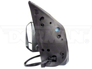 Titan Powered Heated Side Mirror; Driver Side; Textured Black (08-12 ...