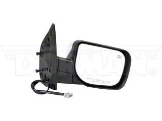 Titan Powered Heated Side Mirror; Passenger Side; Black (04-14 Titan w ...