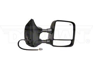 Titan Powered Heated Side Mirror; Passenger Side; Black (04-05 Titan SE ...