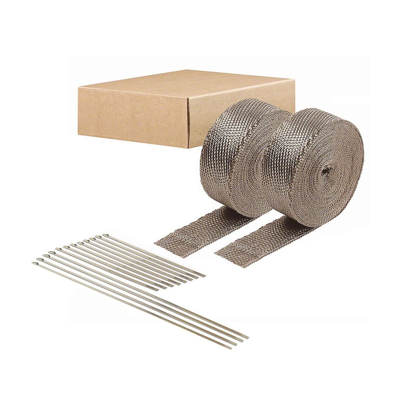 Titan Titanium Exhaust Wrap Kit (Universal; Some Adaptation May Be ...