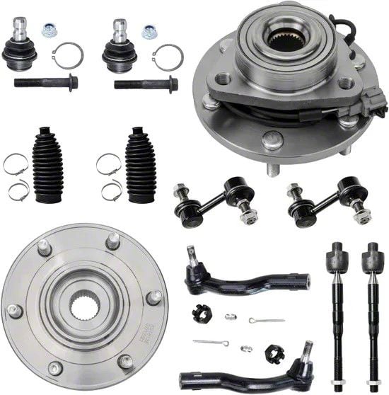 Titan Wheel Hub Assemblies with Sway Bar Links and Tie Rods (08-12 4WD ...