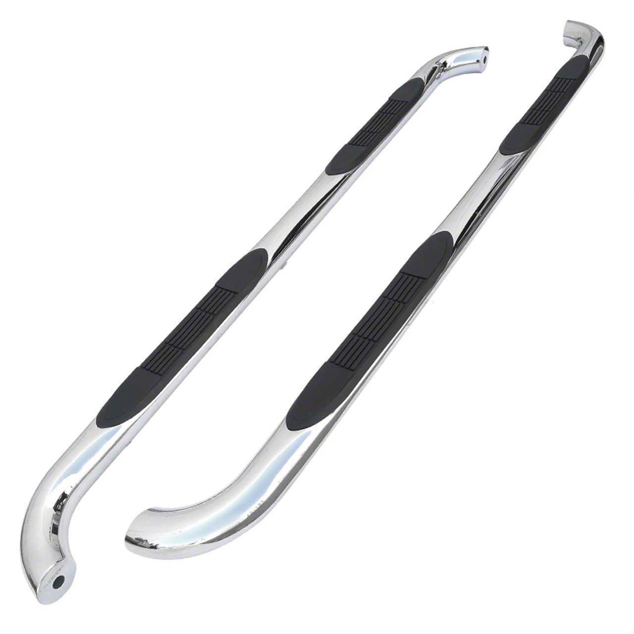 Titan XD 3-Inch Round Side Step Bars; Chrome (16-19 Titan XD King Cab ...