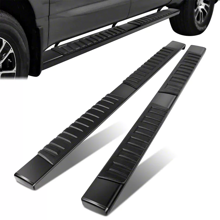 Titan XD 6-Inch Wide Square Running Boards; Black (16-24 Titan XD Crew ...