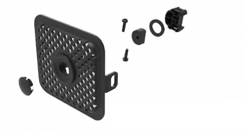 Titan XD Armour II Front Bumper Sensor Relocation Kit; Black (16-24 Titan XD) - Free Shipping