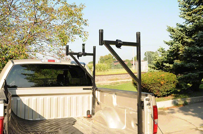 Titan XD Half Ladder Rack; Gloss Black (Universal; Some Adaptation May ...