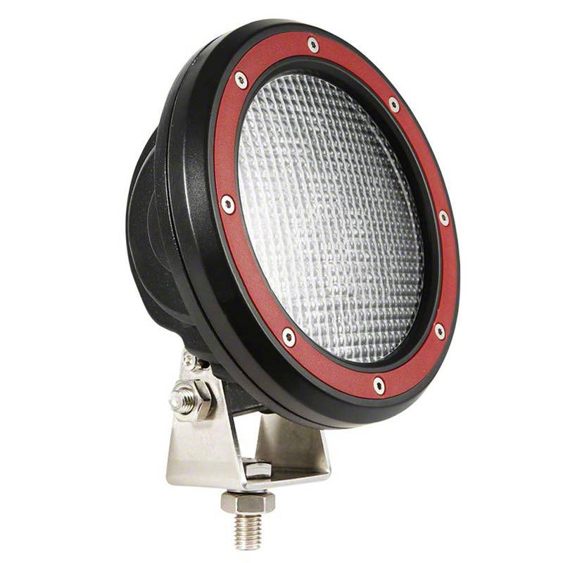 Titan XD Warrior Roll Bar with 5.30-Inch Red Round Flood LED Lights ...
