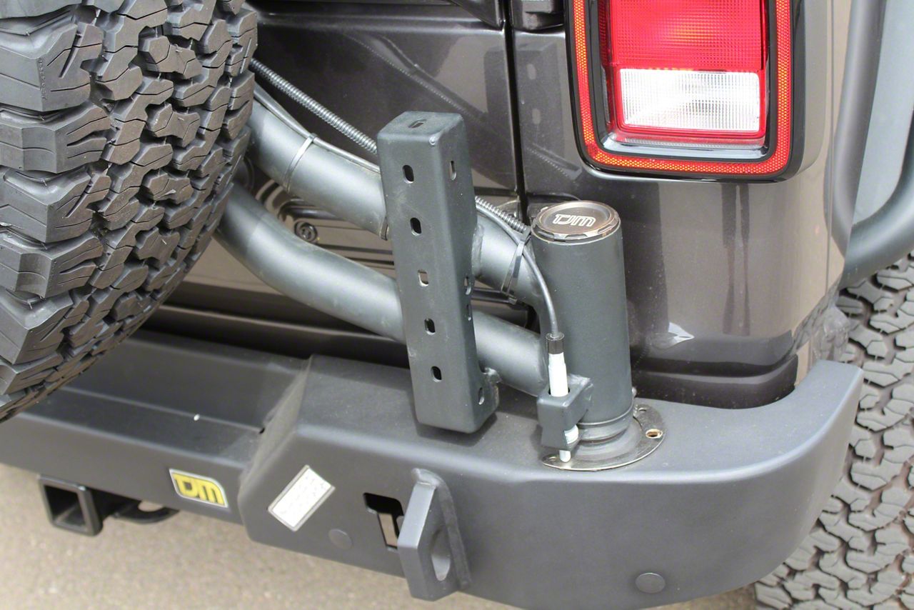 TJM Jeep Wrangler Rear Bumper Tire Carrier 081STSTC36L (18-25 Jeep ...