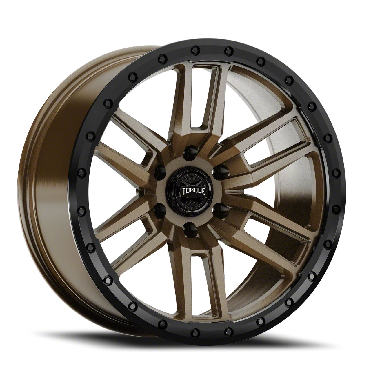 Torque Wheels Tundra TW411C Pritchett Satin Bronze with Satin Black Lip ...