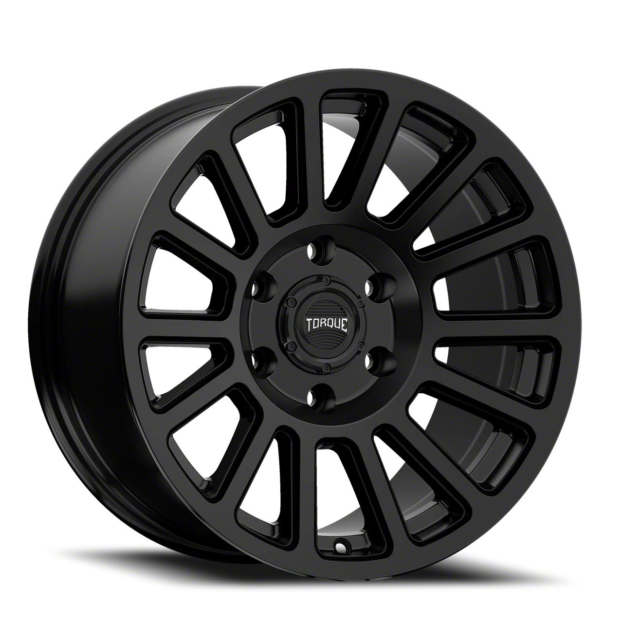 Torque Wheels Bronco TW413R Trek Satin Black 6-Lug Wheel; 17x8.5; -12mm ...