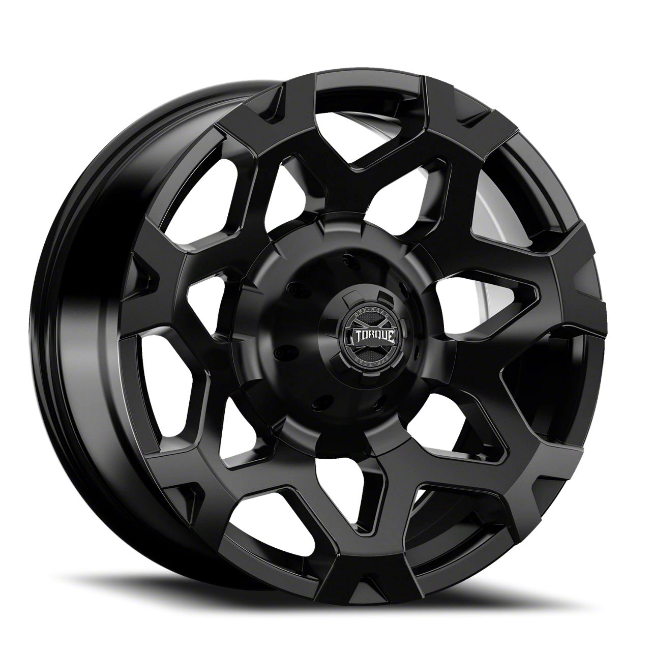 Torque Wheels Titan XD TW423C Stance Satin Black 6-Lug Wheel; 20x9 ...
