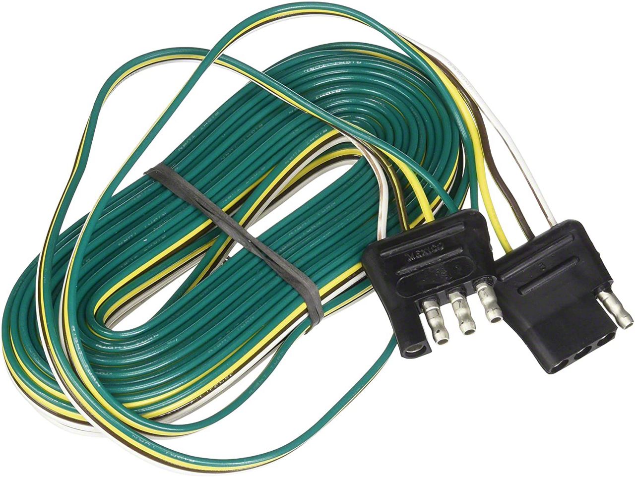 Jeep Wrangler 4-Flat Car and Trailer Plug Loop; 24-Inches Long