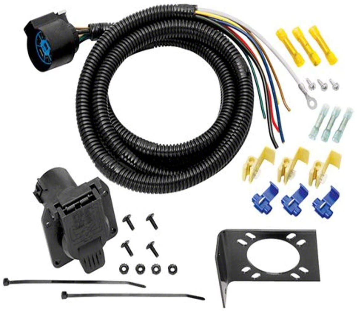 Tundra 7-Way OEM-Style Connector with 7-Foot Pre-Wired Vehicle End Cable
