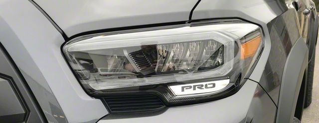 Toyota Tacoma 2020 TRD Pro Headlight; Black Housing; Clear Lens; Driver ...