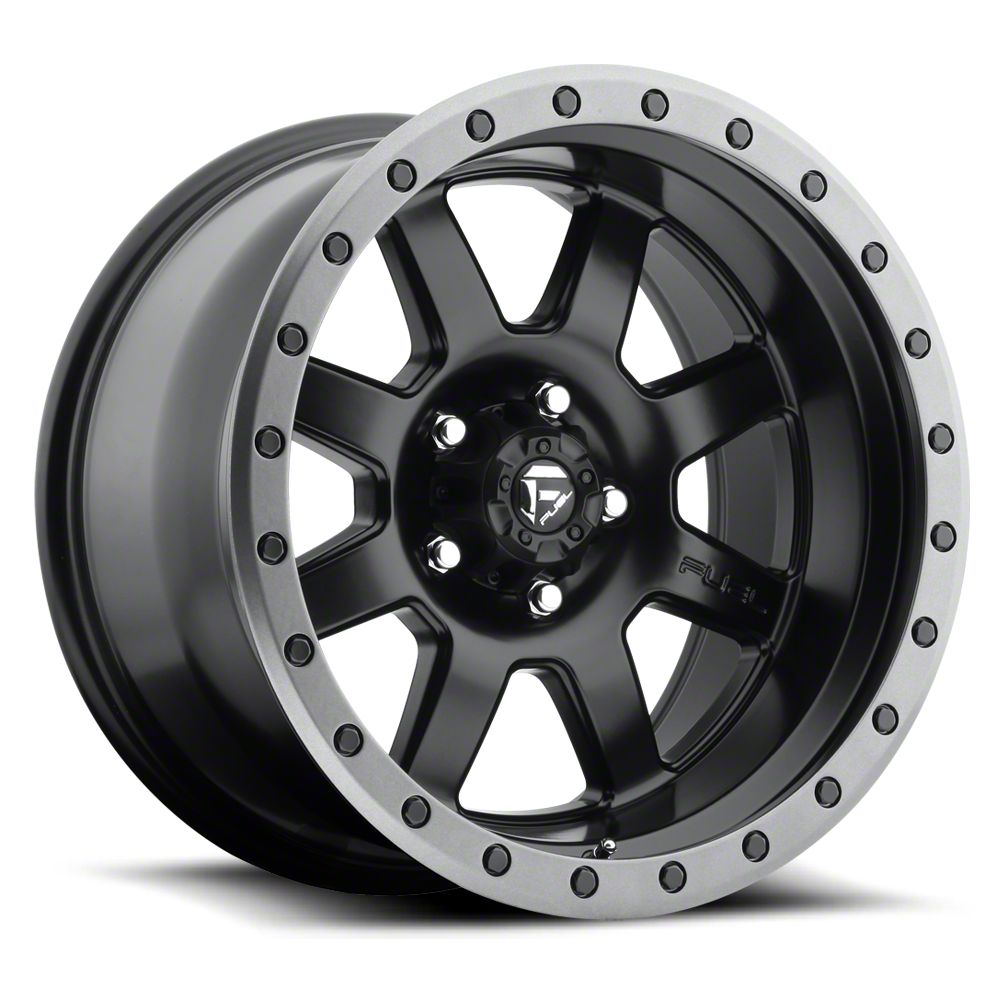 Fuel Wheels Tacoma Trophy Matte Black 6-Lug Wheel - 18x10; -12mm Offset ...