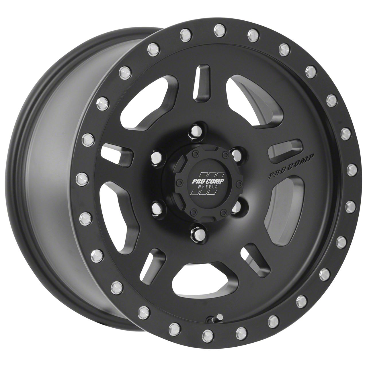 Pro Comp Wheels Tacoma La Paz Satin Black 6-Lug Wheel - 17x8.5; 0mm ...