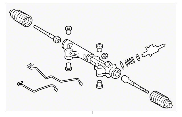 Toyota Tundra Steering Rack and Pinion 44250-0C131 (14-21 Tundra ...